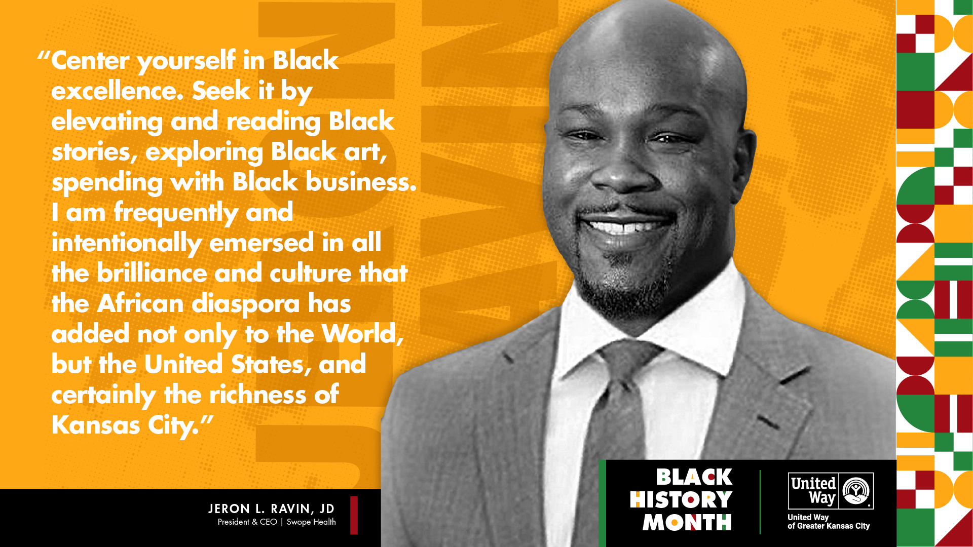 Black History Month Spotlight: Jeron L. Ravin, JD - United Way of ...